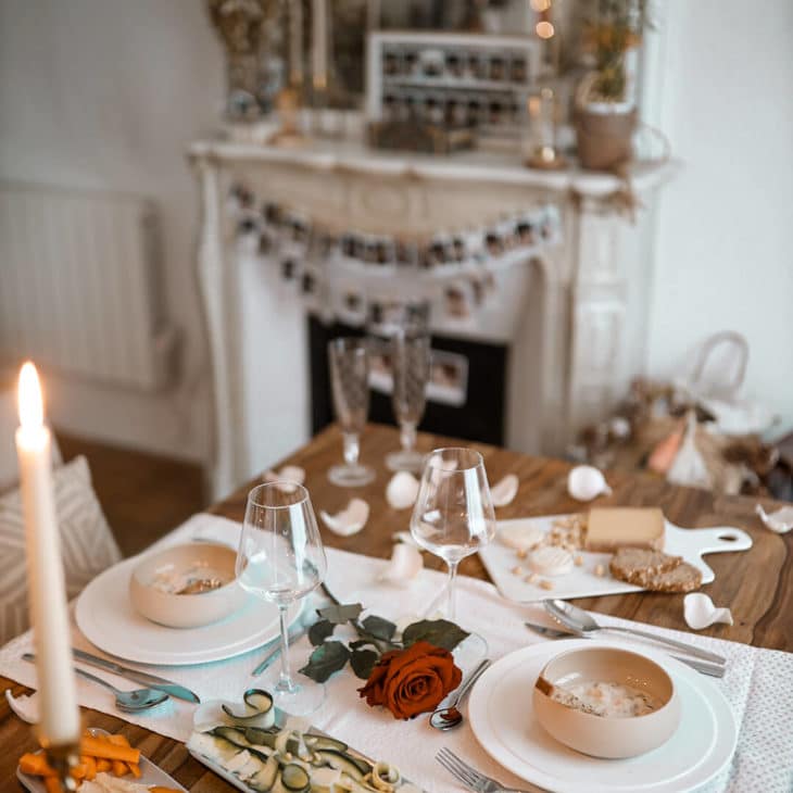 Insta'table de la Saint-Valentin - Les arts de la table